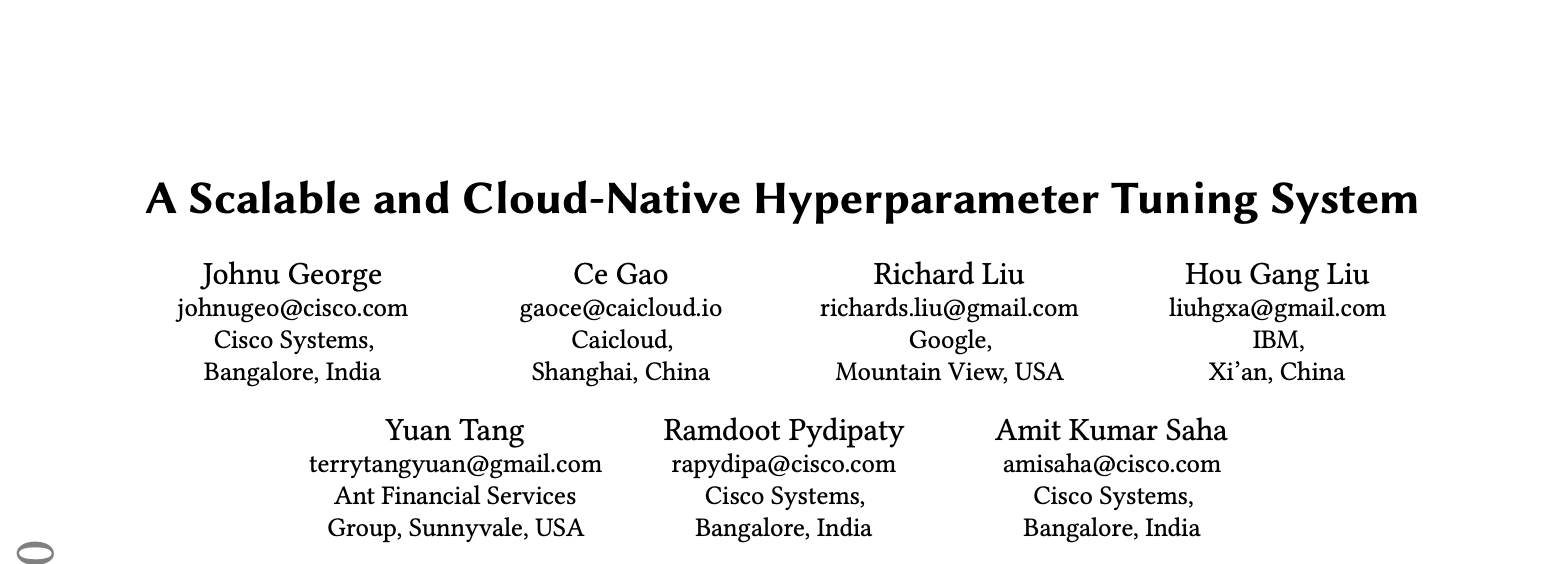 云原生的自动机器学习系统 KATIB 论文解读 & 高策